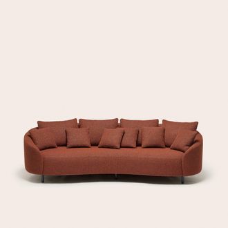 Madura Canapé 3 Places Julika Orange brûlée - ORANGE