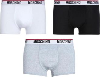 Moschino Homme, Sous-vêtements, Multicolore, Taille: L Trunk Tri-Pack