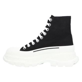 Alexander McQueen Canvas boots - - Shoes - Damen - Schwarzk - 39 EU