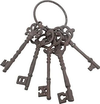 Nemesis Now Figur Dungeon Keys, 16,5 cm, Braun