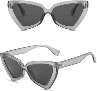 Generic Style de mode pour femmes lunettes de soleil vintage r&eacute;tro en forme doeil de chat lunettes de soleil hommes femmes lunettes de soleil hommes pour femm