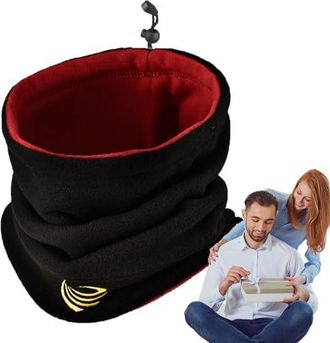 Generic Chauffe-cou en peluche dhiver | Cache-cou Gaiter Couvertu hiver,Cag -vent pour moto, v&eacute;lo, snowboard, randonn&eacute;e