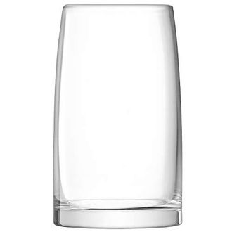 LSA International LSA SS23 Stiellaterne/Vase, 26 cm, transparent