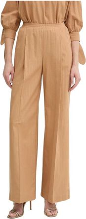 Twinset Damen, Hosen, Braun, XSGr&ouml;&szlig;e