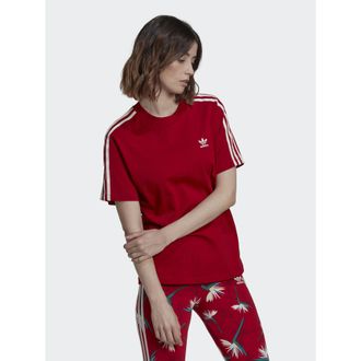 adidas T-Shirt THEBE MAGUGU HK5209 Rot Regular Fit