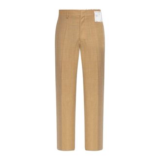 Maison Margiela Homme, Pantalons, Brun, Taille: M Pantalon en laine