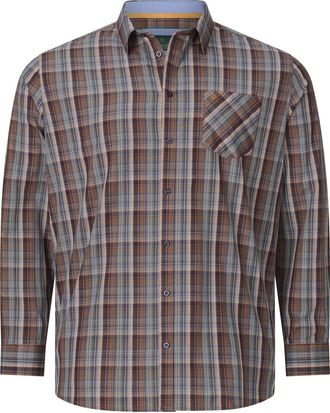 Charles Colby Herren Hemd Duke Malachai dunkelrot, 2XL (XXL) - 45/46