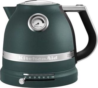 KitchenAid Bouilloire Électrique - Artisan - Température Réglable - 1,5 L - Vert sapin