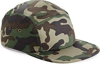 Beechfield Casquette 5 Panneaux B698 Camouflage - Noir - Taille Unique