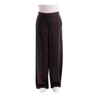 Marella Pantalon large Mllmaggio - Femme - Pantalons - Brun - Taille: 40 FR