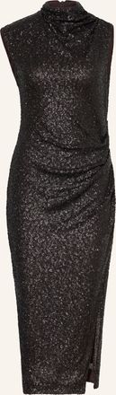HUGO BOSS Cocktailkleid Enany Mit Pailletten braun