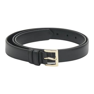 Prada Logo Plaque Belt - - Accessories - Damen - Schwarzk - 85 CM