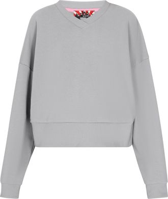 Mymo Sweatshirt Frauen grau
