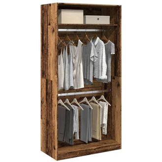 vidaXL Vidaxl - Garde-robe vieux bois 100x50x200 cm bois ding&eacute;nierie