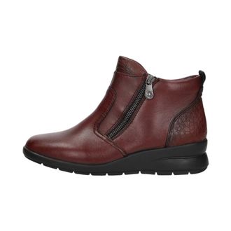 Rieker Bottes basses Enkellaarsjes - Femme - Chaussures - Rouge - Taille: 37 EU