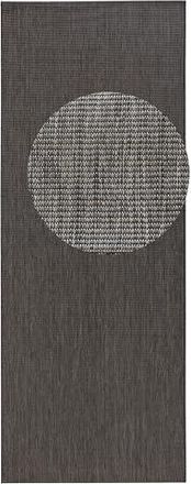 Hanse Home NORTHRUGS In- und Outdoor Teppich Match 80x200cm - Wetterfest Modern Plain Allover Unifarben Design Läufer für Balkon Terrasse Garten Wintergarten Woh
