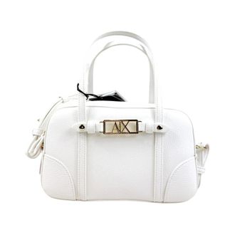 A|X Armani Exchange Femme, Sacs, Blanc, Taille: ONE Size Polly Bauletto S