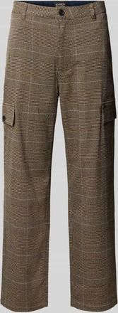 Scotch & Soda Hose im Allover-Look mit Cargotaschen