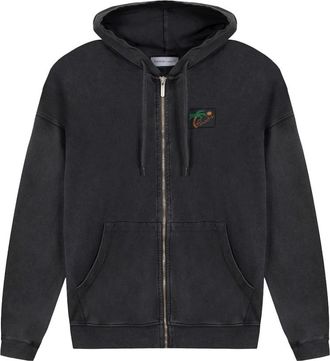 Maison Labiche Homme, Sweatshirts et sweats &agrave; capuche, Gris, Taille: XL Palm Tree Gourgaud Sweat &agrave; capuche