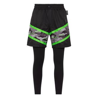 Plein Sport Sport Leggings - - Sport - Herren - Schwarzk - 4XL