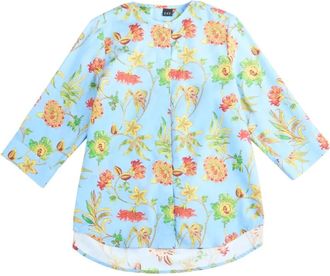 Fay Femme, Blouses et Chemises, Multicolore, Taille: 40 FR Chemise Popeline Coupe Confort