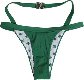 Dolce & Gabbana Femme, Sous-v&ecirc;tements, Vert, Taille: 38 FR Culotte Brief