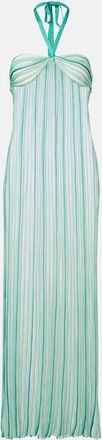 Missoni Maxikleid aus H&auml;kelstrick