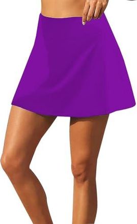 Generico Maillot De Bain Femmes Contrôle Ventre Taille Basse Brésilienne Maillots De Bain Classique Élastique Swimsuit Doux Jupe De Bain Piscine Plage Mer Culo