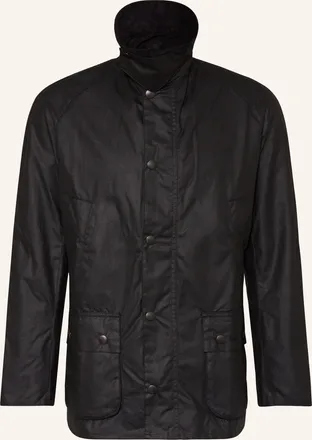 Barbour Fieldjacket Ashby Wax schwarz