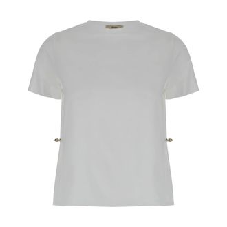 Herno T-Shirt aus schickem Baumwolljersey und neuem Techno-Taft - - Blouses & Shirts - Damen - Wei&szlig; - L