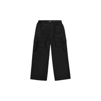 Yohji Yamamoto Edle Cargo-Hose aus Wolle - - Trousers - Herren - Schwarzk - XS