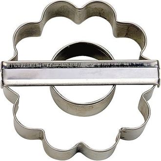 Städter Ausstechform, Edelstahl, Silber, 30 x 6 x 30 cm