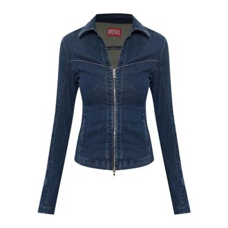 Diesel De-Quinor-S1 Shirt - - Blouses & Shirts - Damen - Blau - S