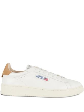 Autry baskets Dallas Low en cuir - Blanc