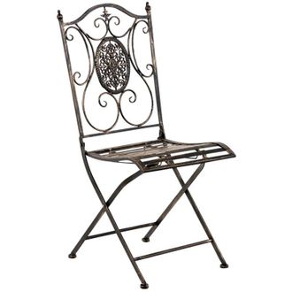 Clp Chaise de jardin en m&eacute;tal Sibell Bronze
