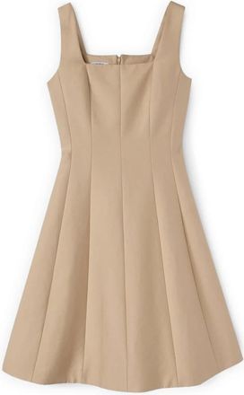 Motivi Femme, Robes, Beige, Taille: 44 FR Robe &Eacute;vas&eacute;e en Tissu Telini