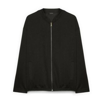 Fiorella Rubino Damen, Sweatshirts & Hoodies, Schwarzk, XSGr&ouml;&szlig;e