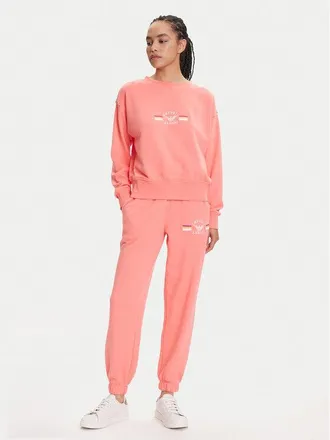 Emporio Armani Jogginganzug EW000500 AF10882 U4019 Rosa Regular Fit