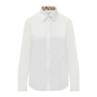 Burberry Katherine Langarmhemd - - Blouses & Shirts - Damen - Wei&szlig; - S