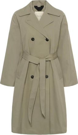 Part Two Femme, Manteaux, Vert, Taille: 42 FR Sifs Short Trench Jacket