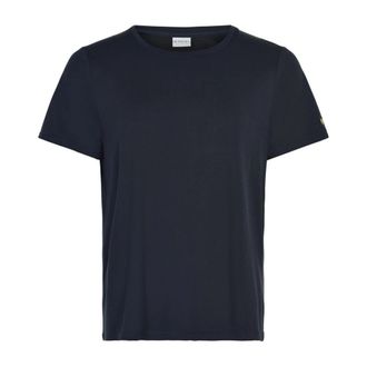 In Front Navy Heart T-shirt - Kurzarm - - Tops - Damen - Blau - M