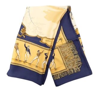 Herm&egrave;s Pre-owned Les Plaisirs du Froid Scarf - Femme - Pre-owned - Multicolore - Taille: ONE Size