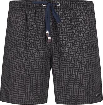 Bugatti Herren Badeshorts schwarz Mikrofaser unifarben