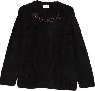 P.A.R.O.S.H. P. A.R. O.S. H. Pull Col Rond - Marron