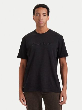 Calvin Klein T-Shirt Interlock LV04LH804G Schwarz Regular Fit