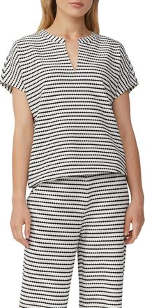 s.Oliver Strukturiertes T-Shirt im O-Shape