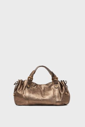 Gerard Darel Sac &agrave; main en cuir bubble m&eacute;tallis&eacute; - 24H