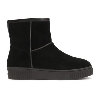 Kazar Schwarze Wildleder Kn&ouml;chel Schneestiefel - - Shoes - Damen - Schwarzk - 38 EU