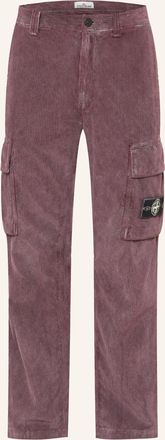 Stone Island Cargohose Aus Cord rot