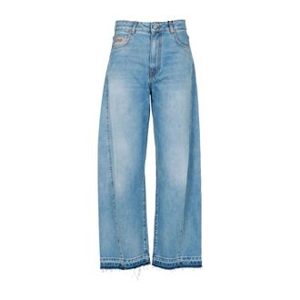 Msgm Msgm, Femme, Jeans, Bleu, Taille: 36 FR Wide Jeans